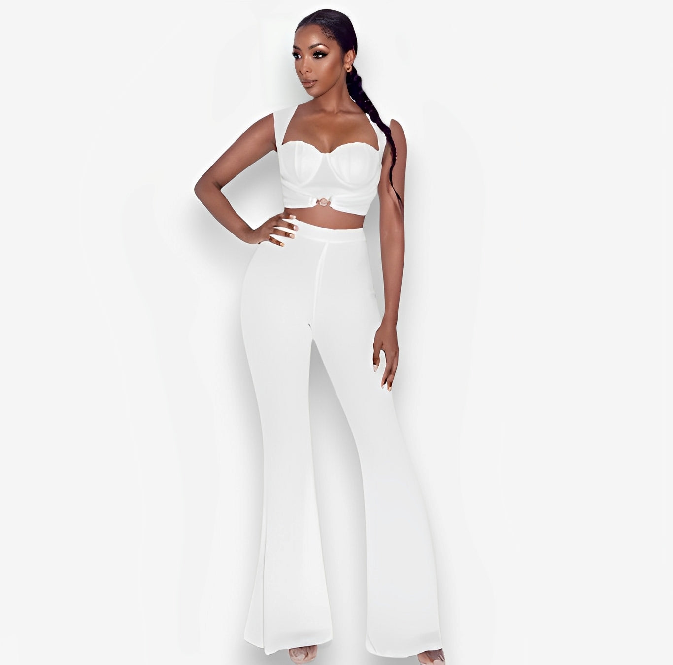 High Waist Hip-wrapped Casual Suit – Godu Shop